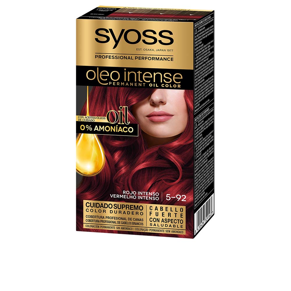 SYOSS OLEO INTENSE Ammonia-free Hair Color #5.92-intense Red 5 Pz ...